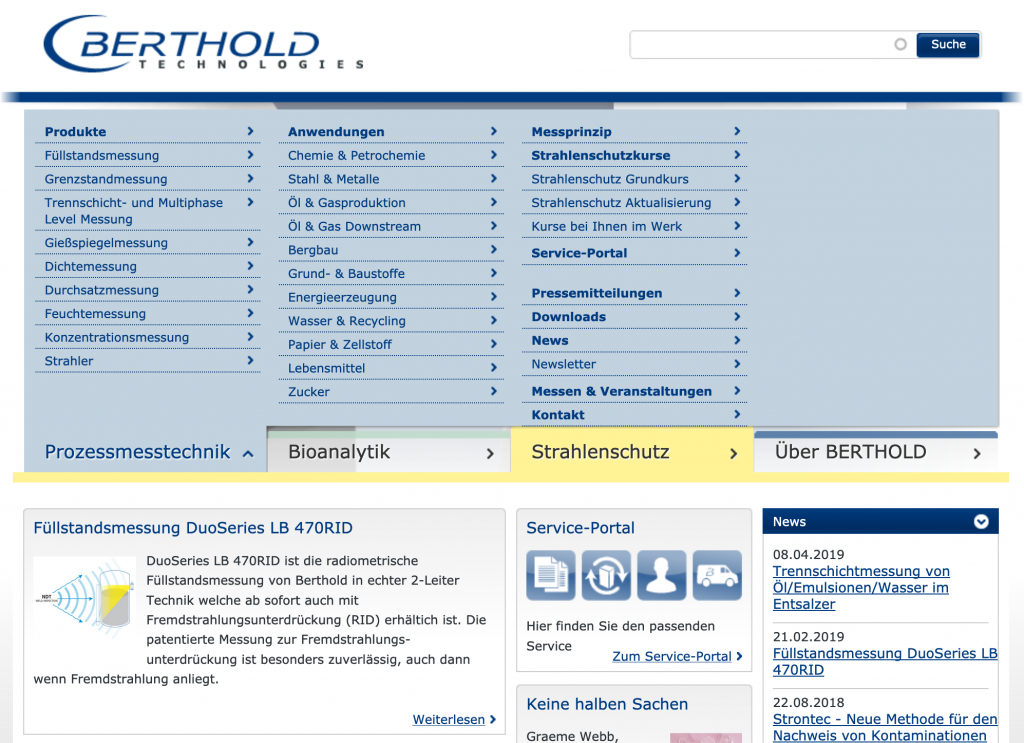 Berthold Technologies GmbH & Co.KG - Webkatalog ABC - Webseite ...